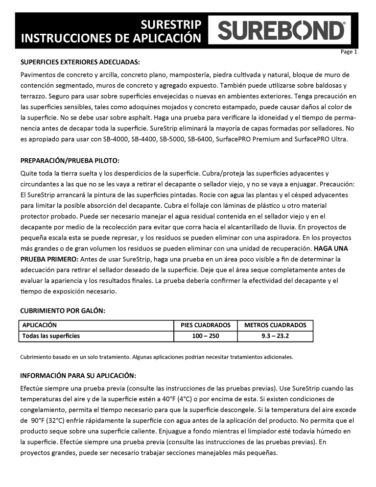 SureStrip | SEK SUREBOND | Hardscape Installation & Protection